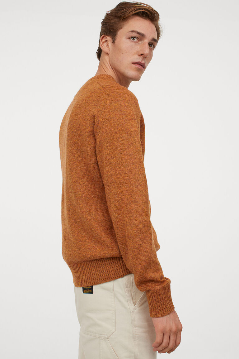 Wool-blend jumper