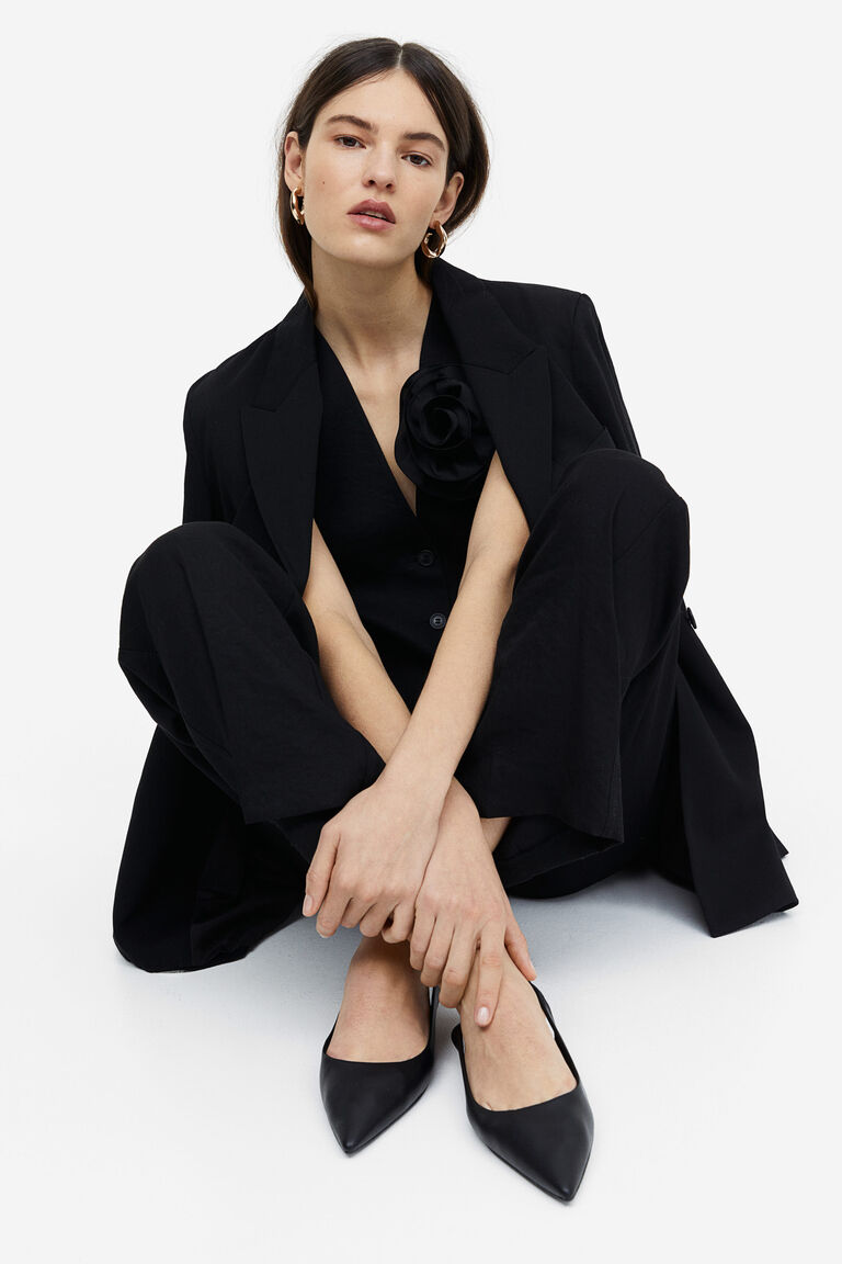 Slingback ballet pumps