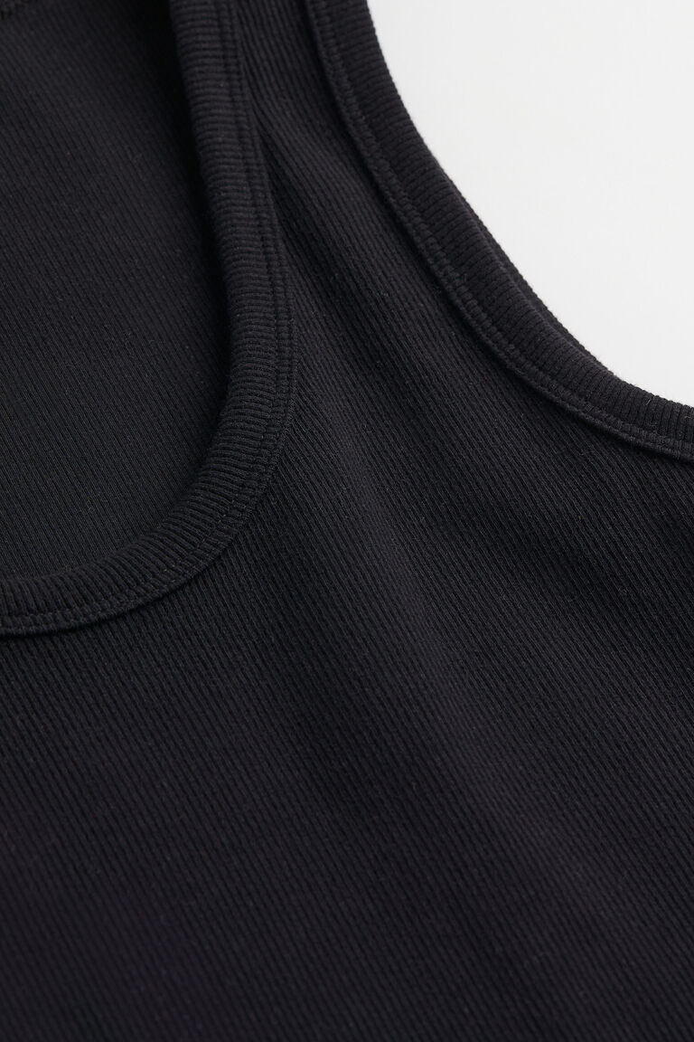Ribbed vest top