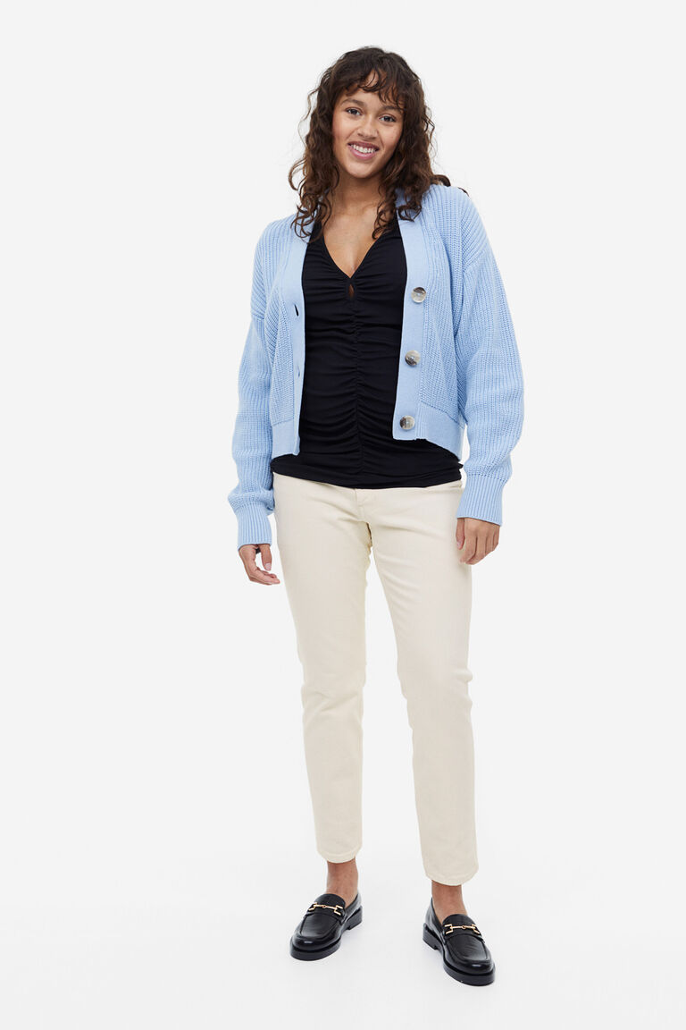 MAMA Slim Ankle Jeans