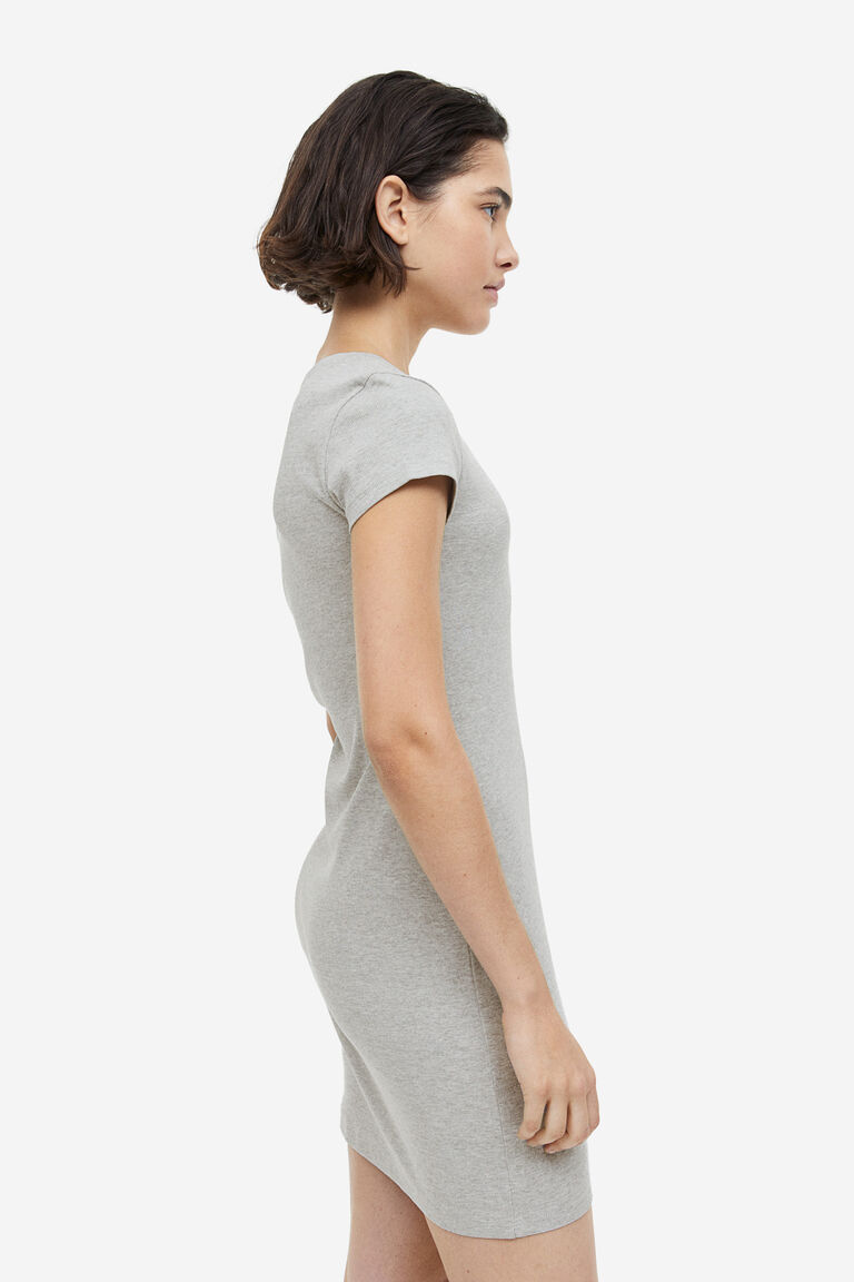 Cotton bodycon dress