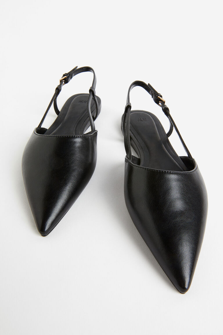 Slingback ballet pumps