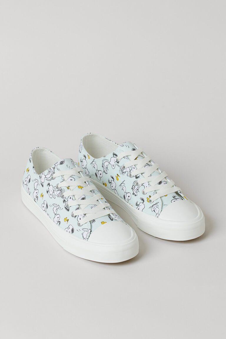 Patterned trainers