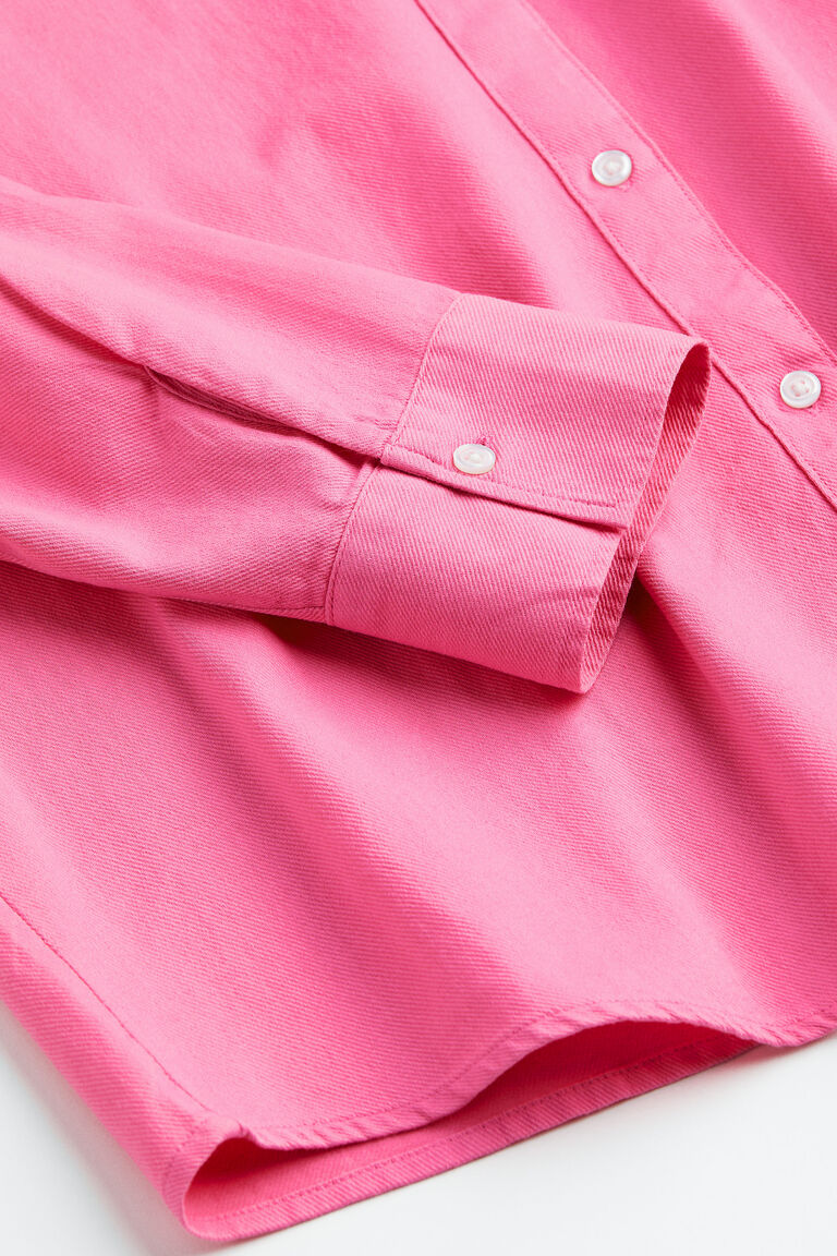 Oversized cotton overshirt