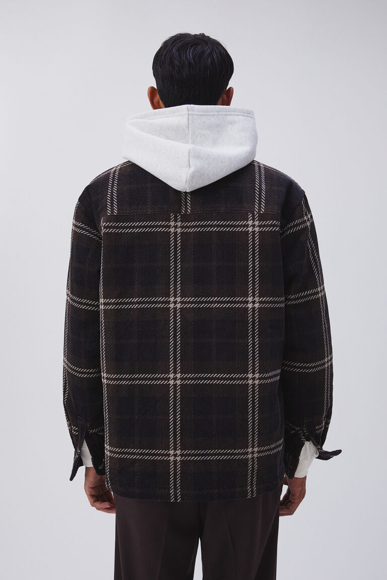 Relaxed Fit Padded shacket