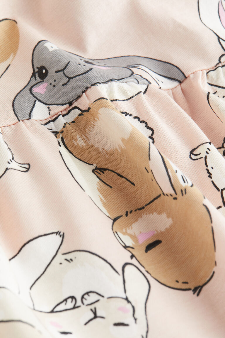 Patterned cotton dress