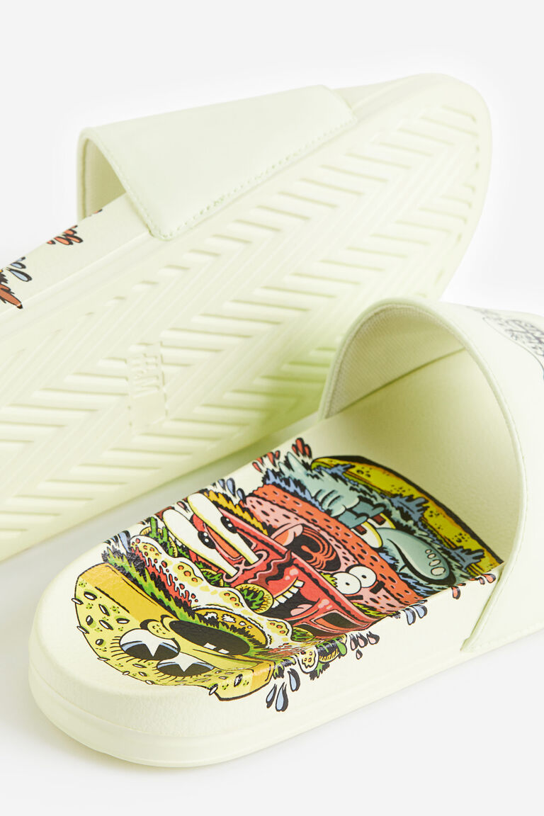 Printed pool sliders