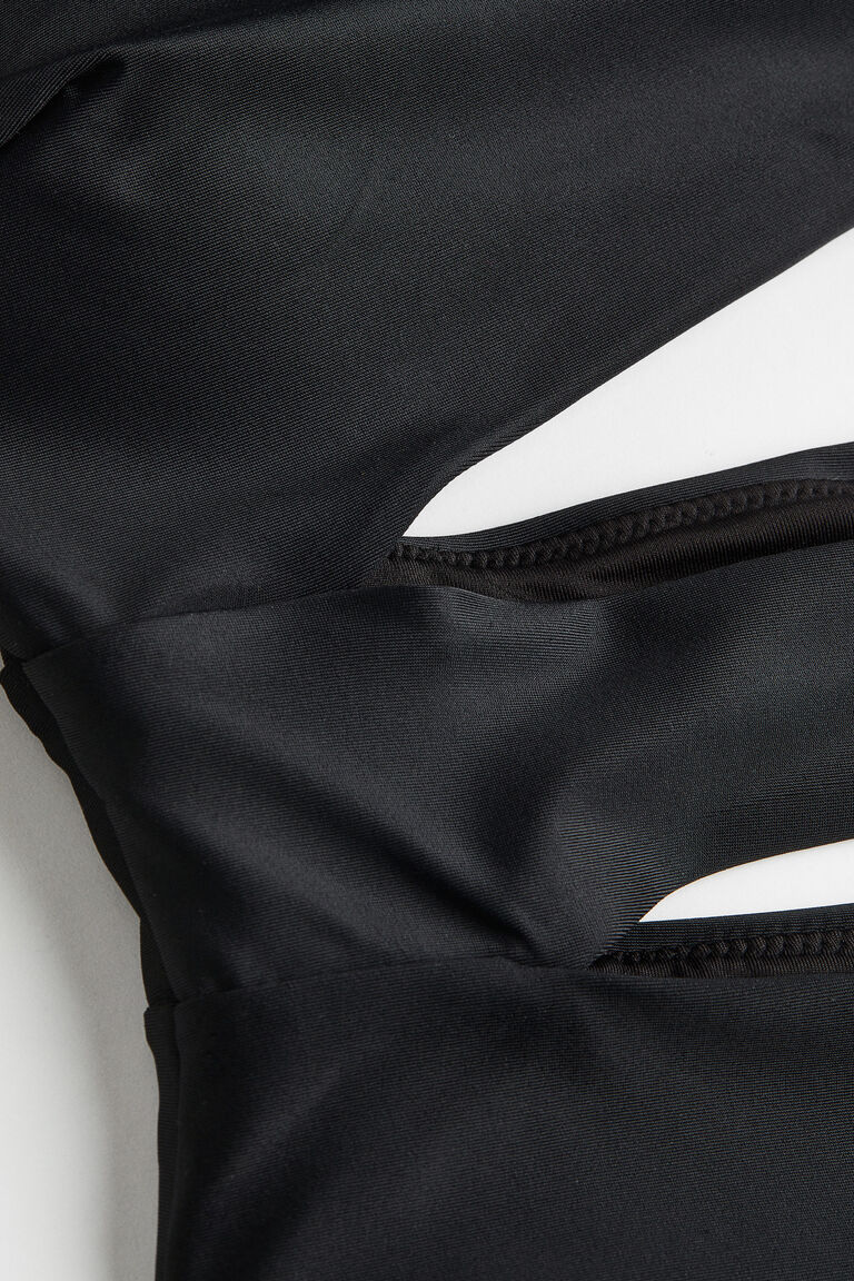 High-leg cut-out swimsuit