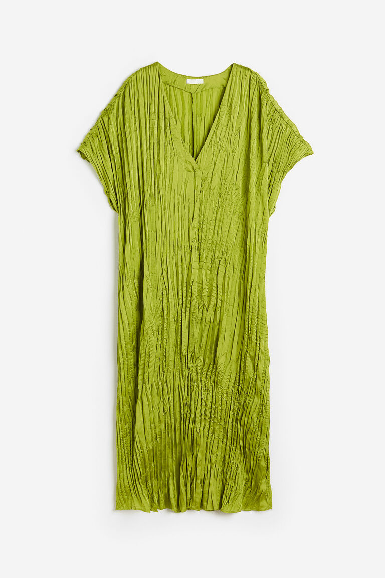 Pleated tunic dress