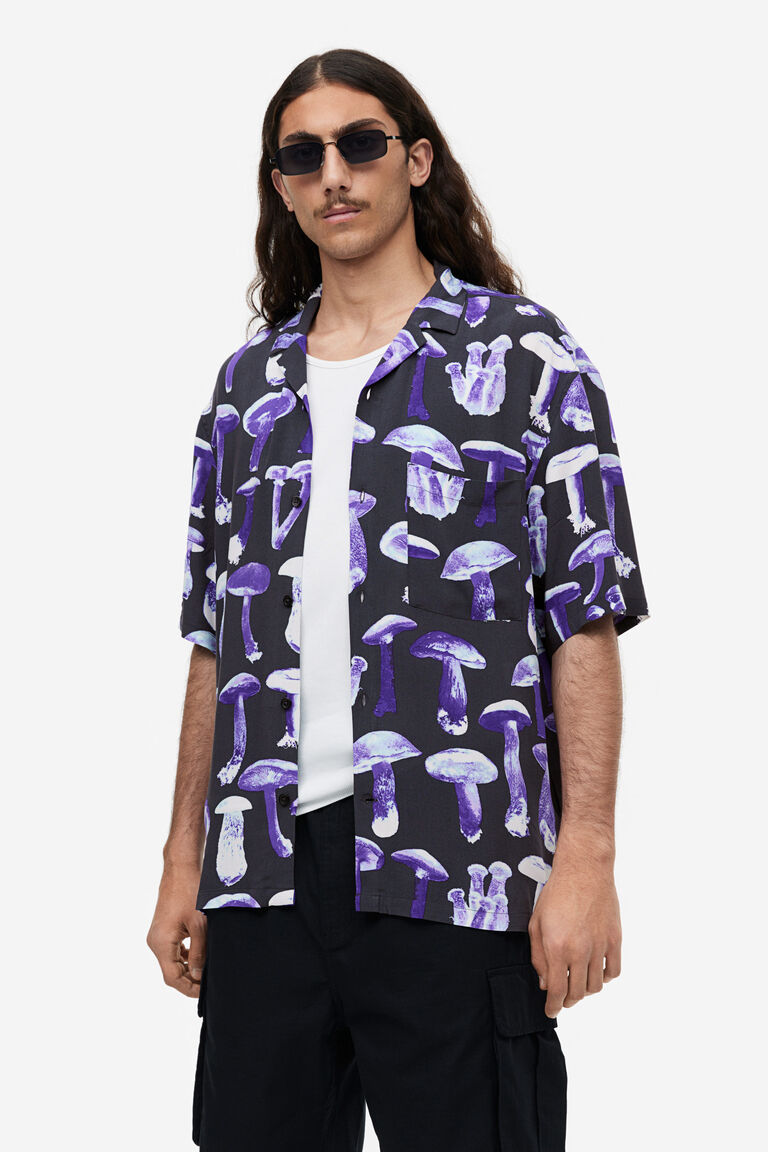 Relaxed Fit Patterned resort shirt