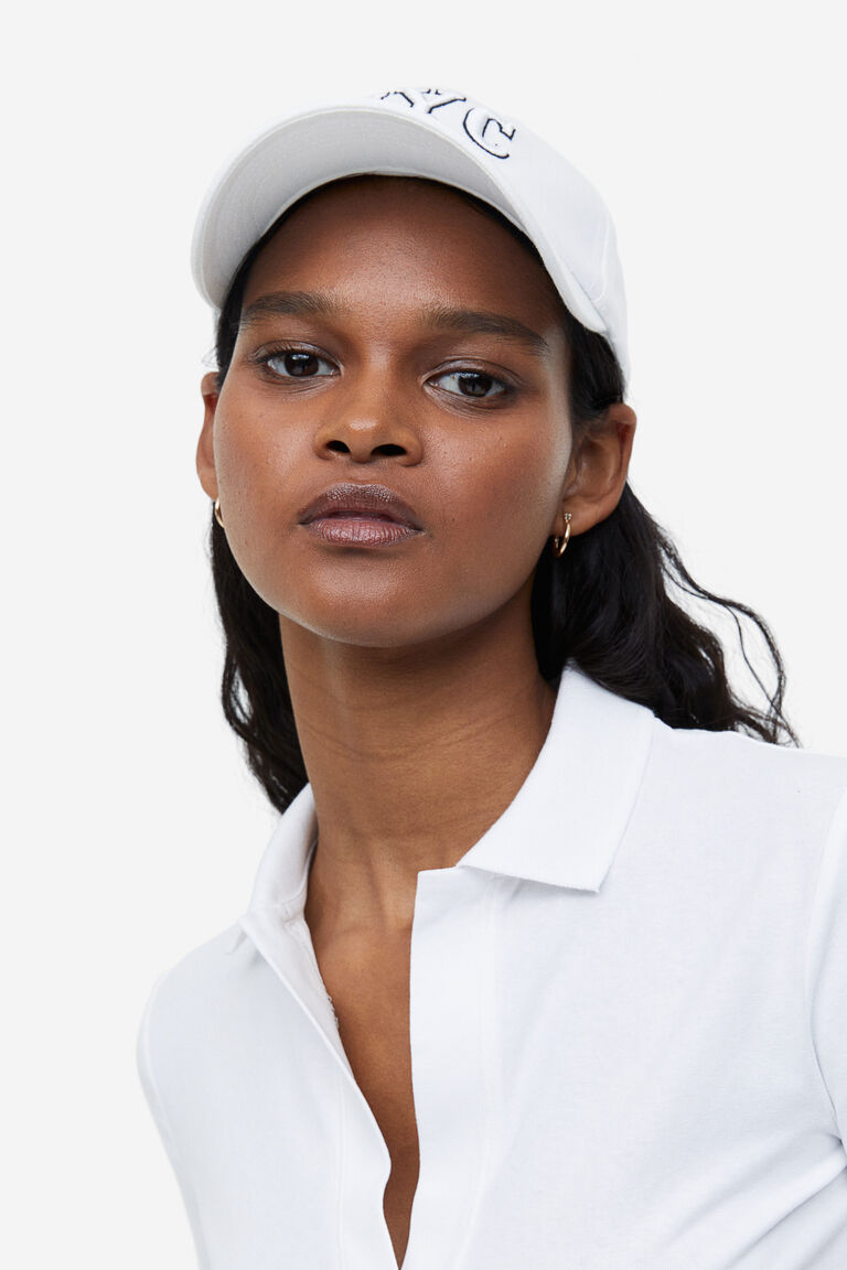 Collared cropped top