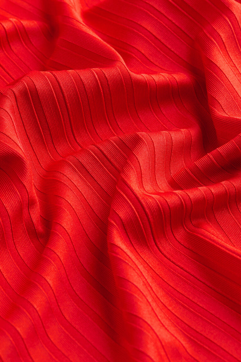 Ribbed turtleneck top