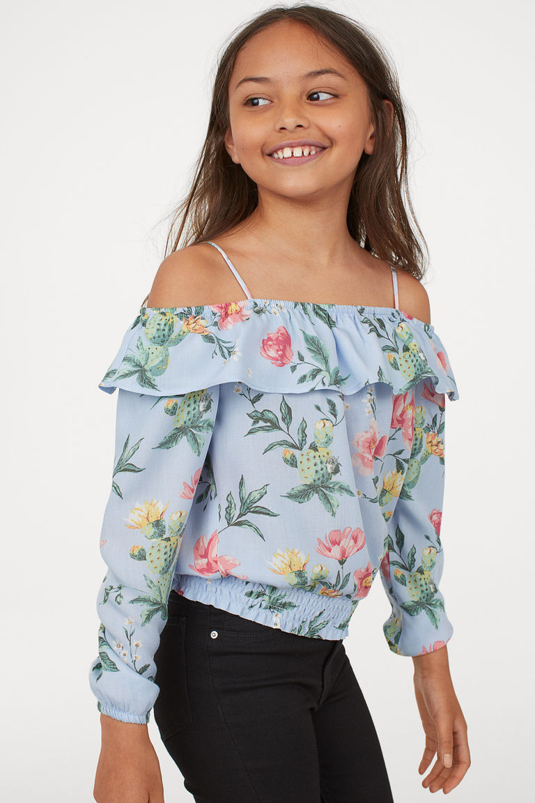 Cold shoulder blouse