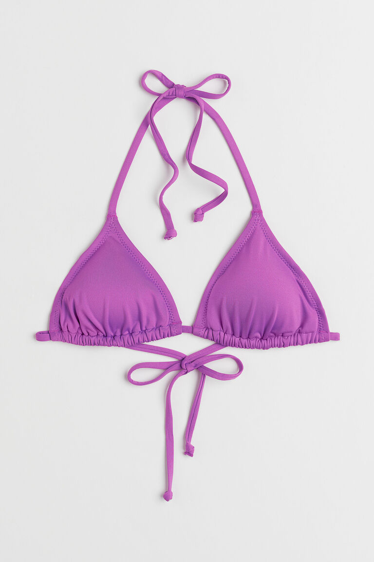 Padded triangle bikini top