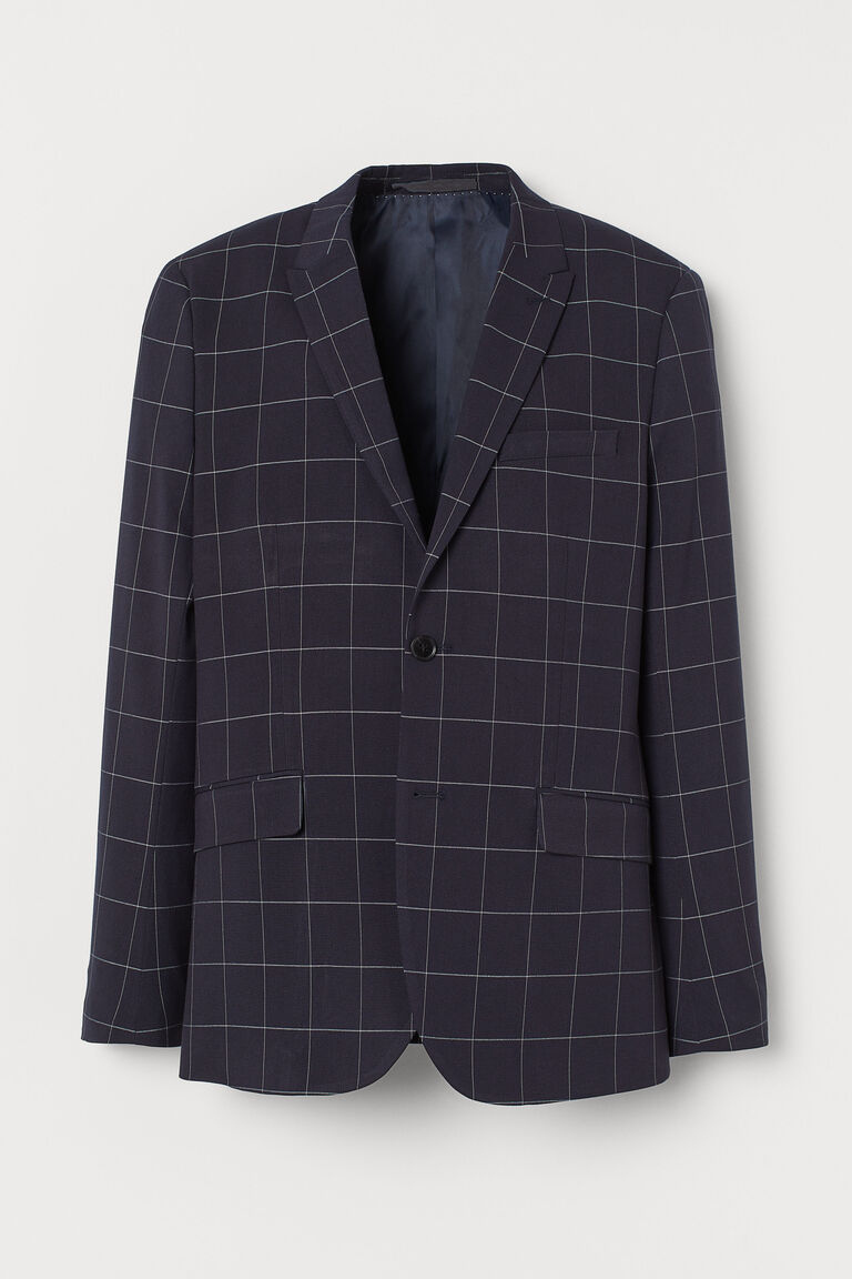 Checked jacket Skinny Fit