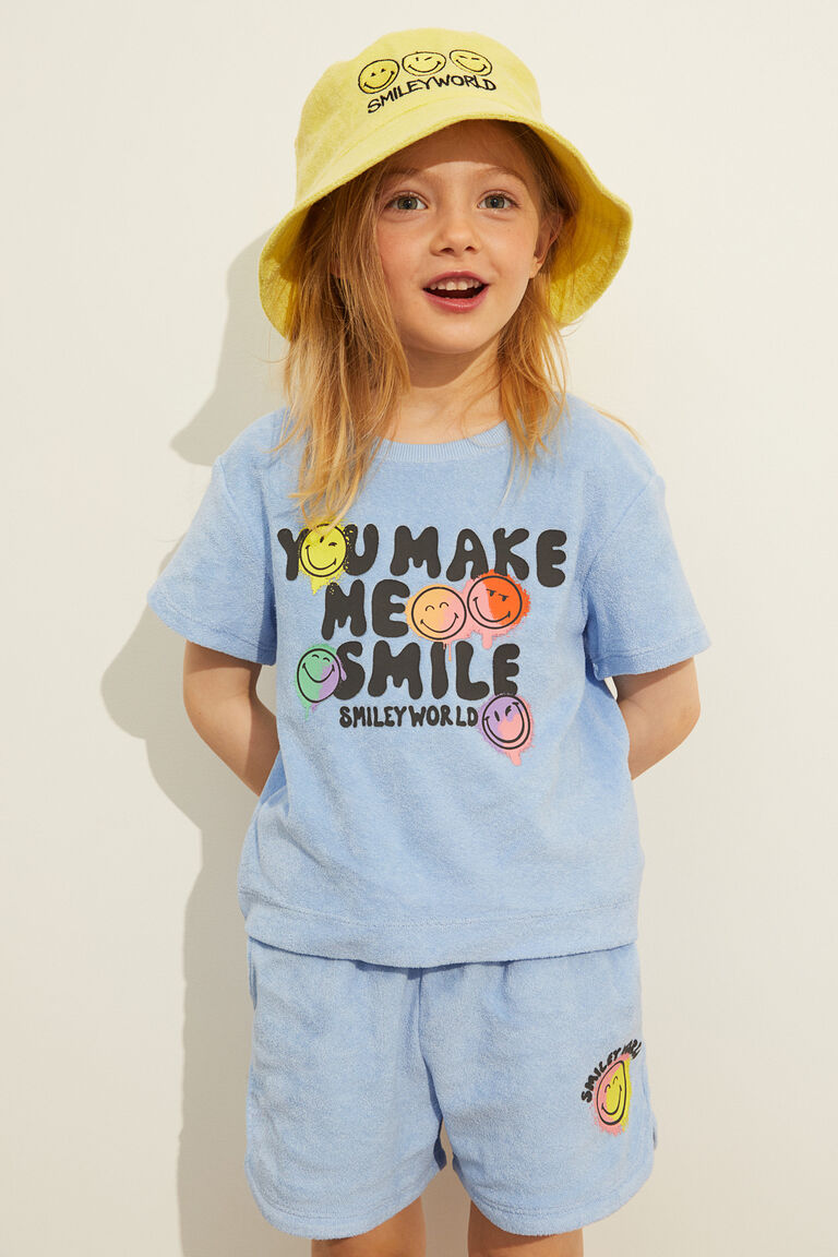 2-piece printed terry set