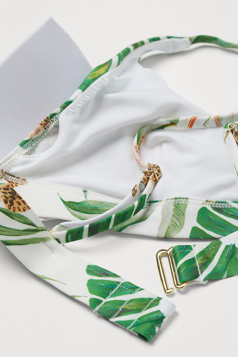 Padded triangle bikini top