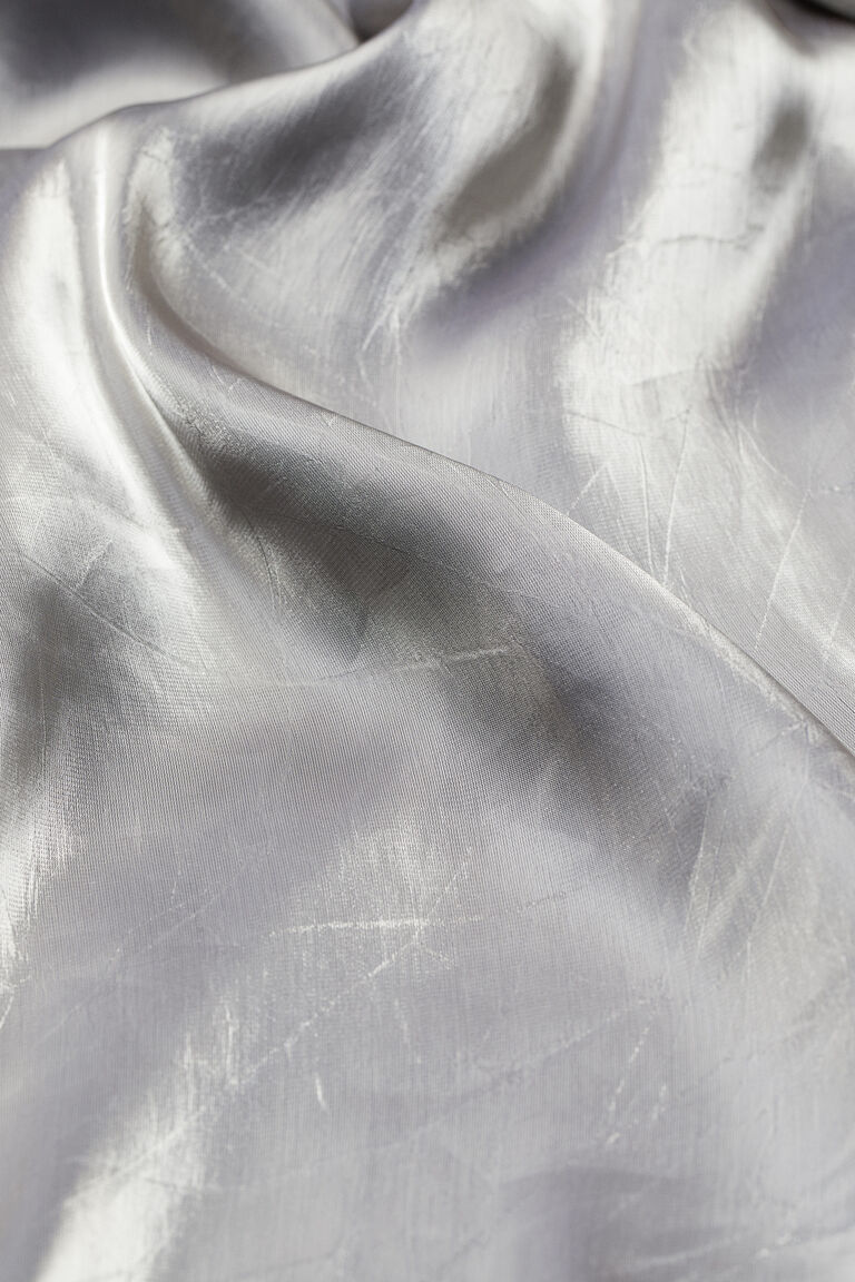 Shimmering metallic dress