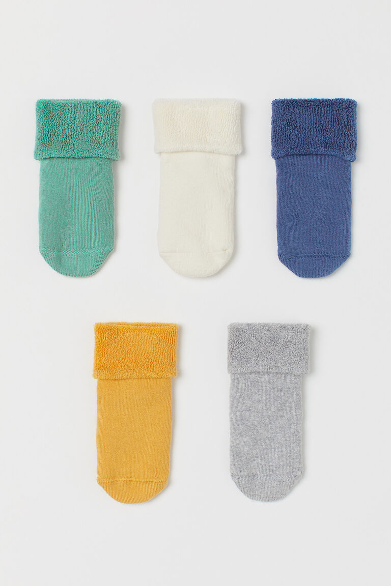 5-pack terry socks