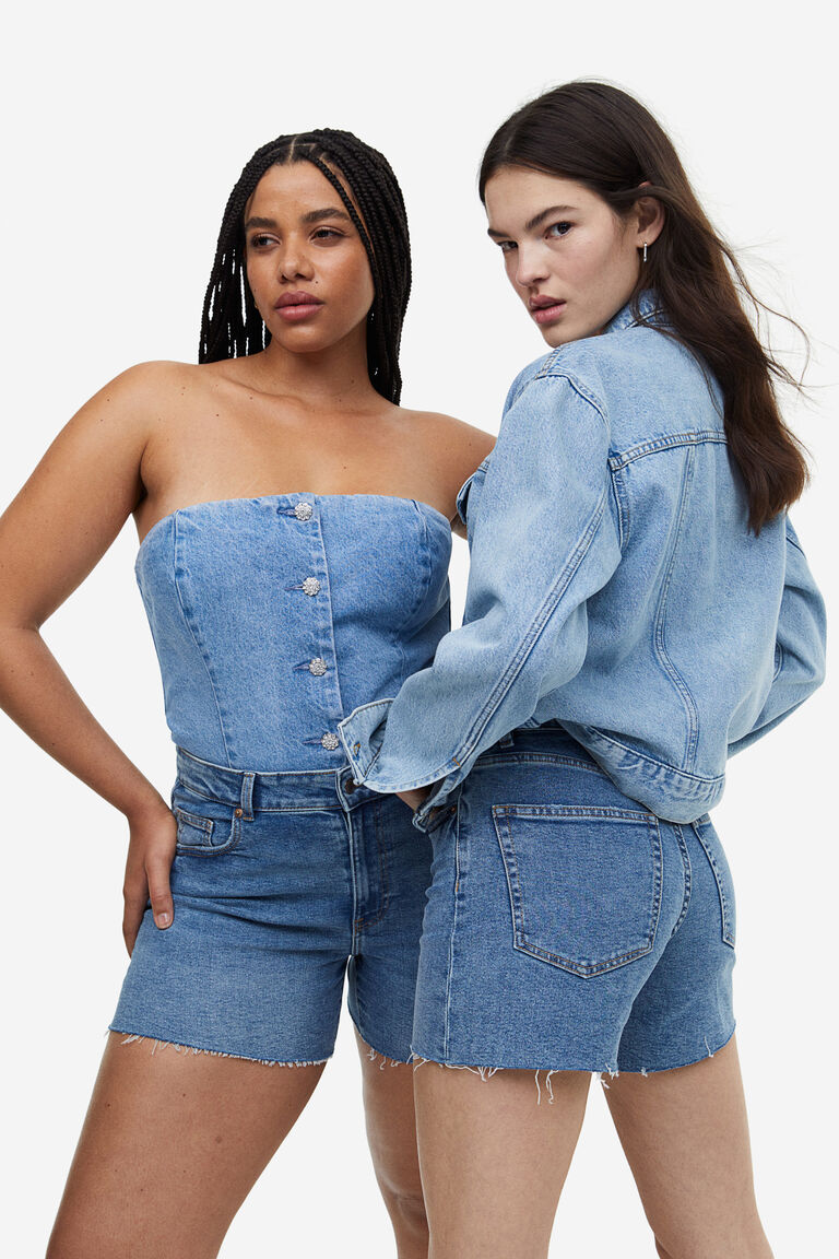 High Denim shorts