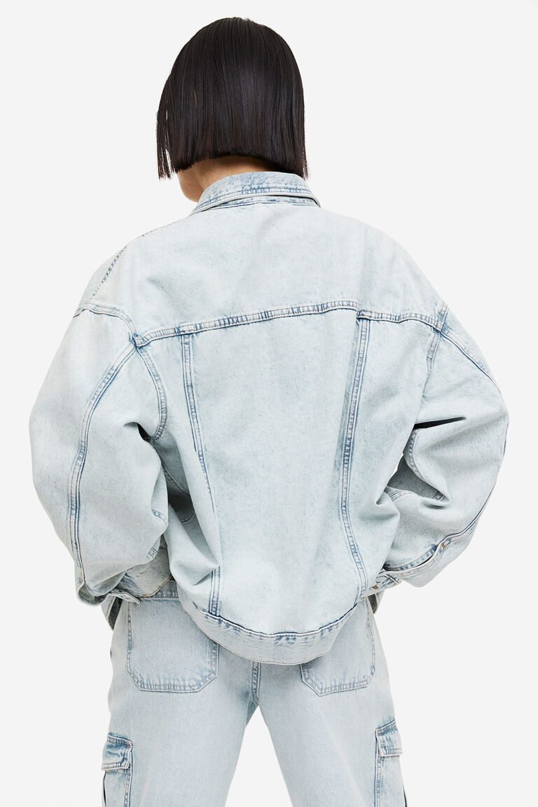 Oversized denim jacket
