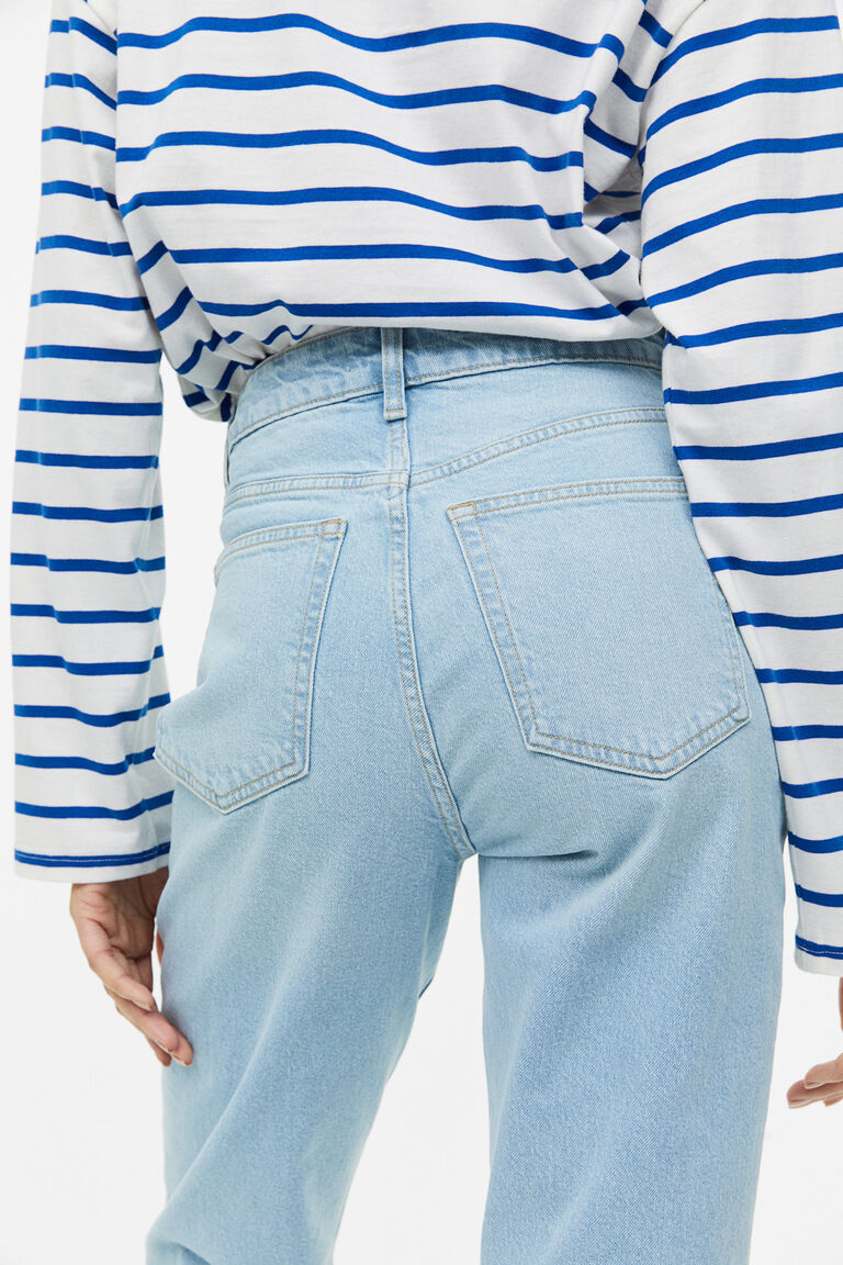 Slim Mom High Ankle Jeans