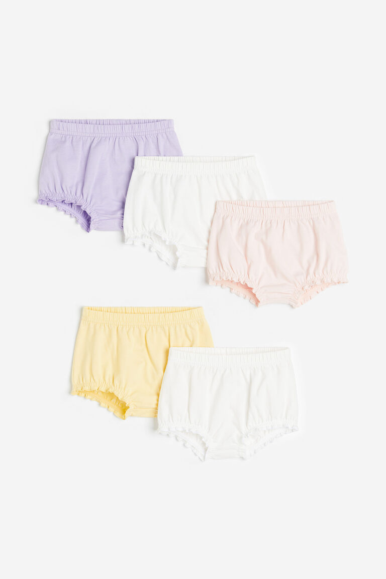 5-pack cotton jersey bloomers