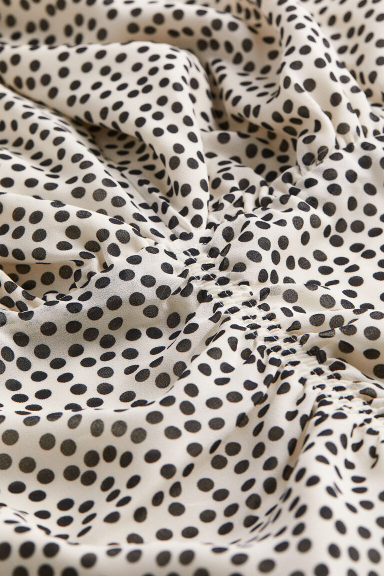 Patterned chiffon dress