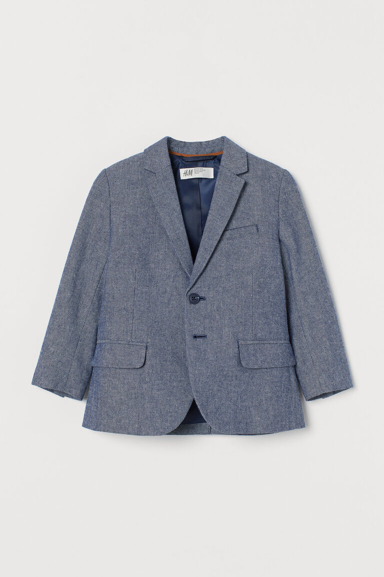 Elbow-patch cotton jacket