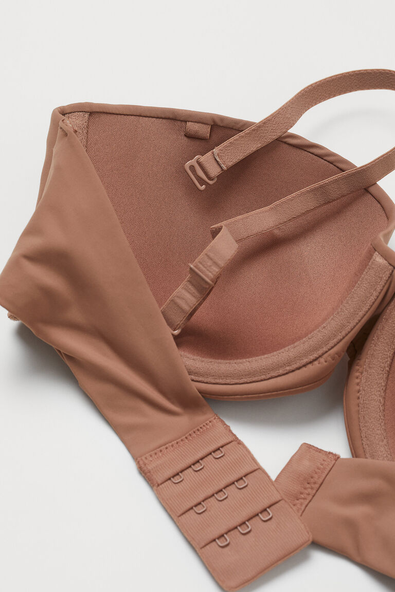 Padded balconette bra