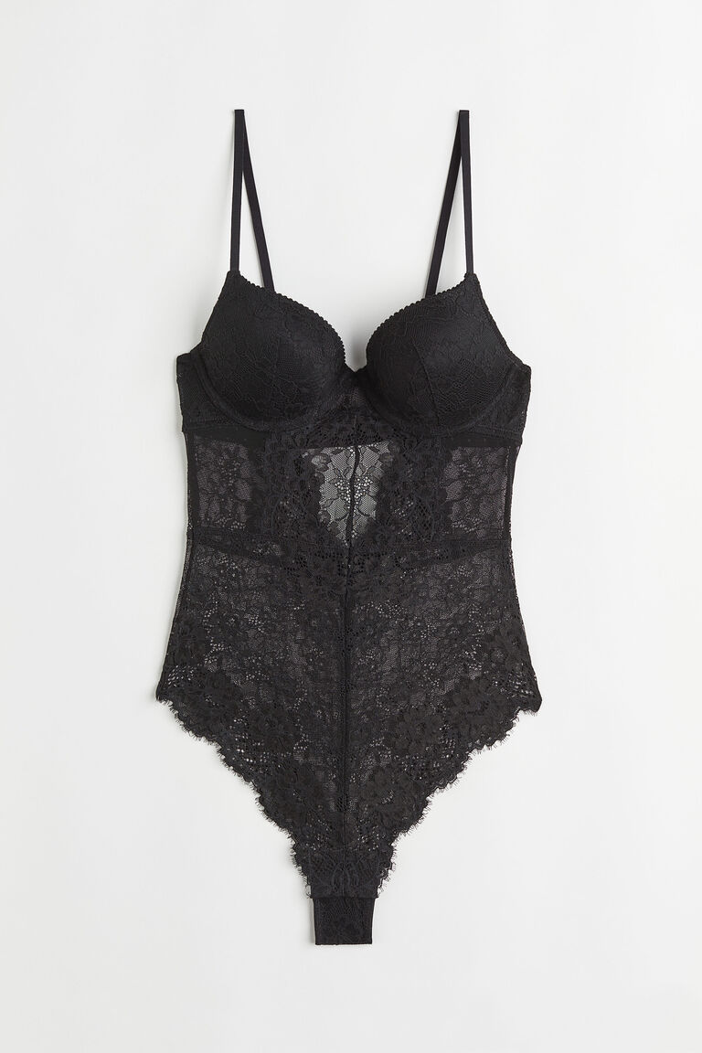 Lace push-up body