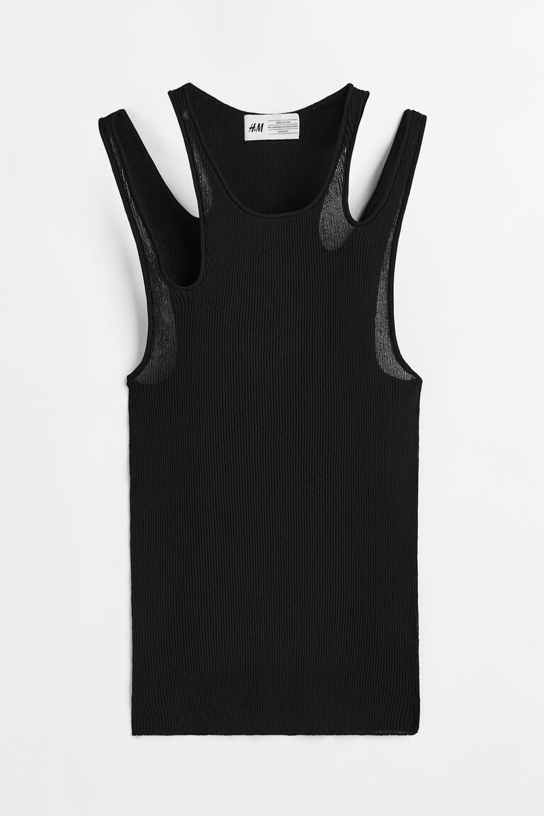 Cut-out vest top