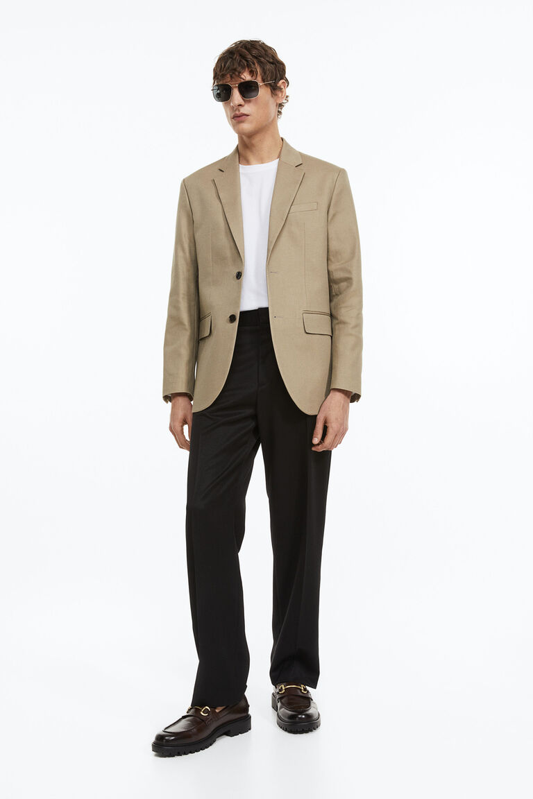 Relaxed Fit Single-breasted jacket