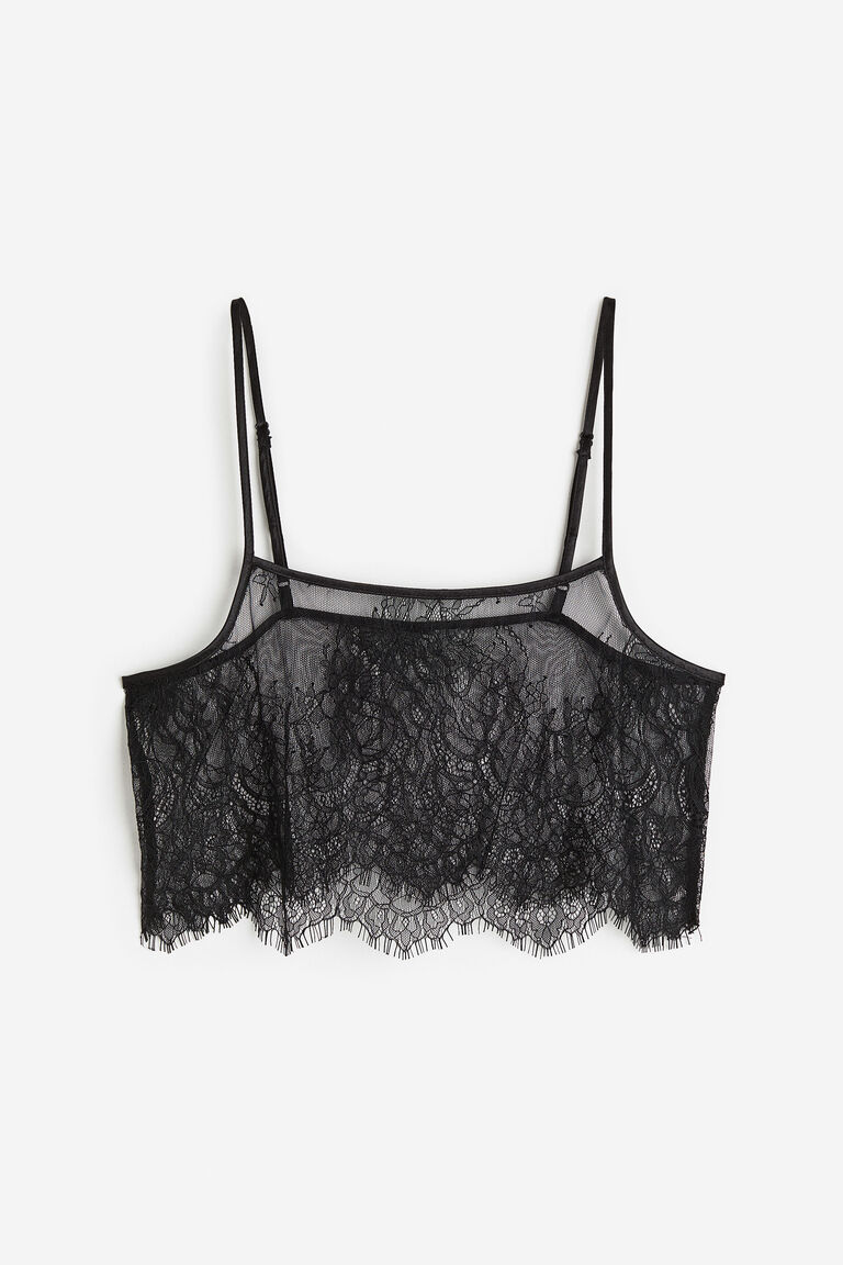 Lace crop top