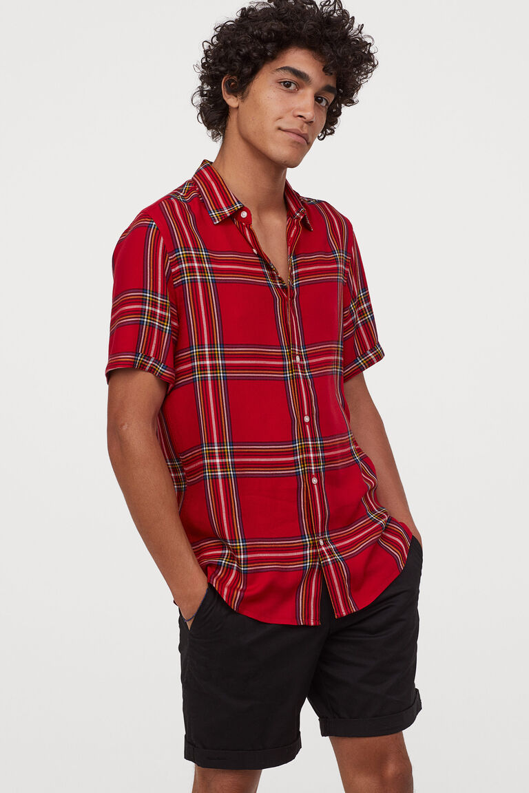 Viscose shirt Slim Fit