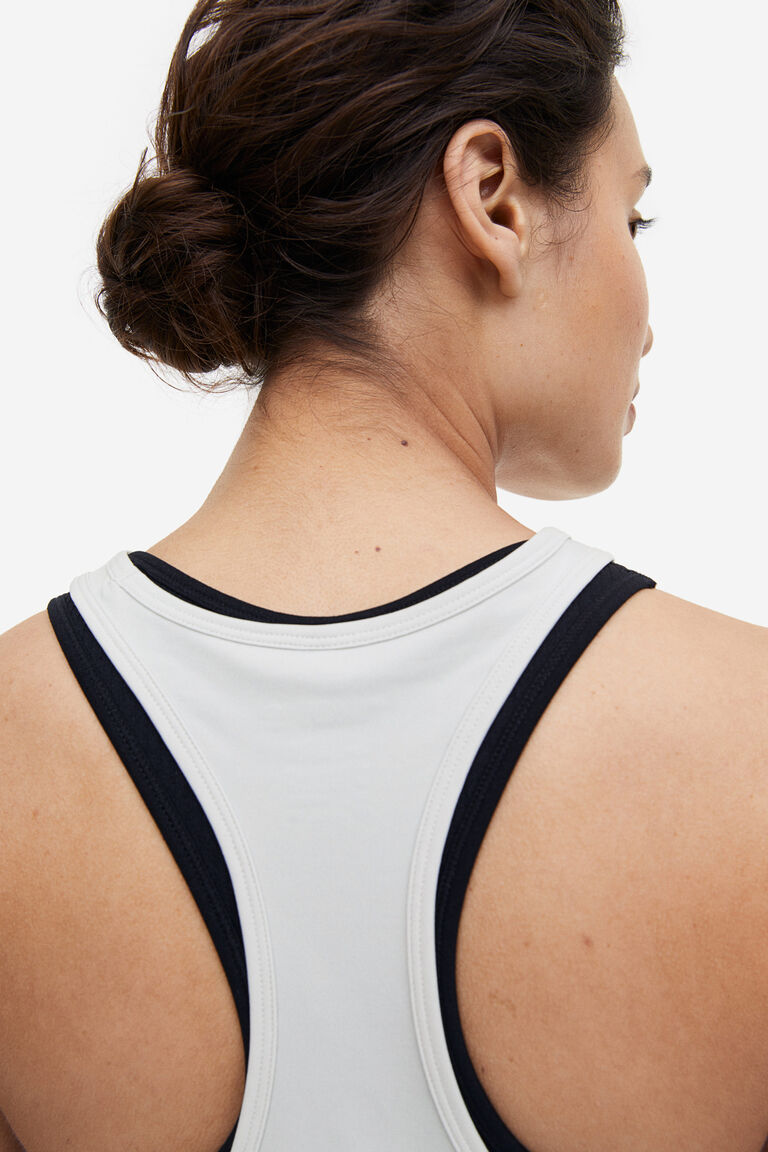 2 Pack Drymove™ Cropped Sports Vest Tops