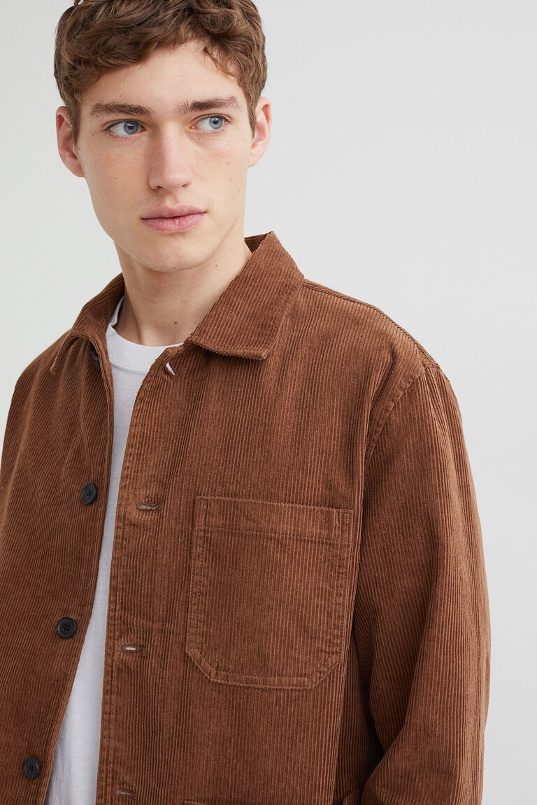 Corduroy shacket