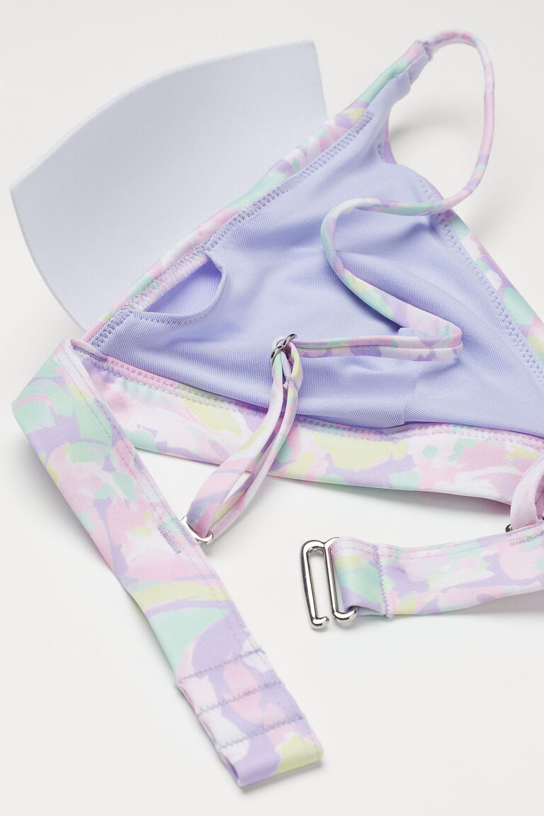 Padded triangle bikini top