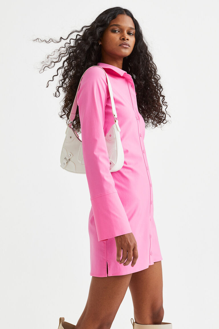 Twill Shirt Dress