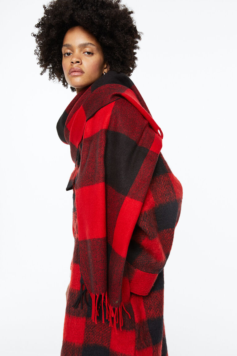 Oversized long shacket