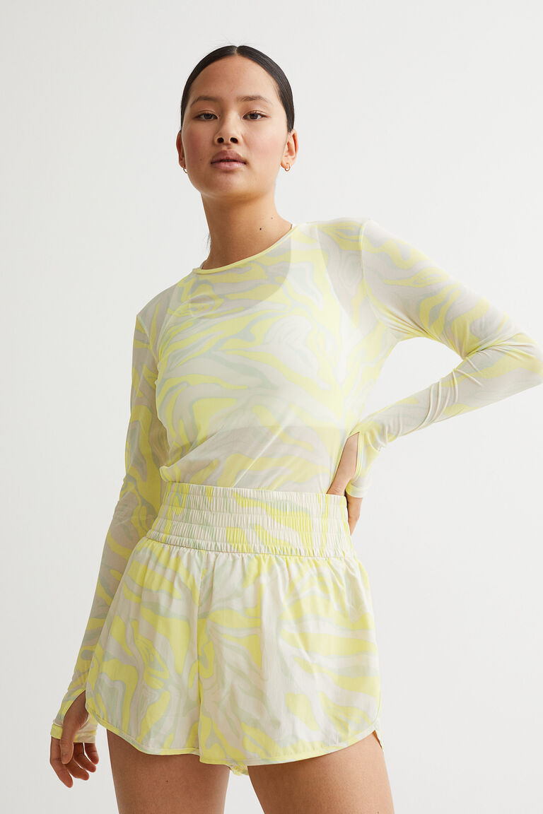 Mesh sports top