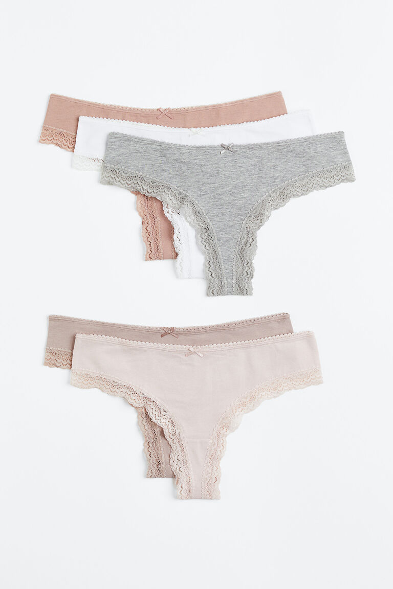 5-pack Brazilian briefs