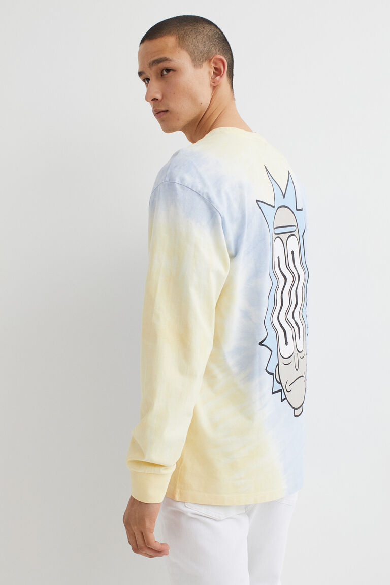 Relaxed Fit Printed jersey top