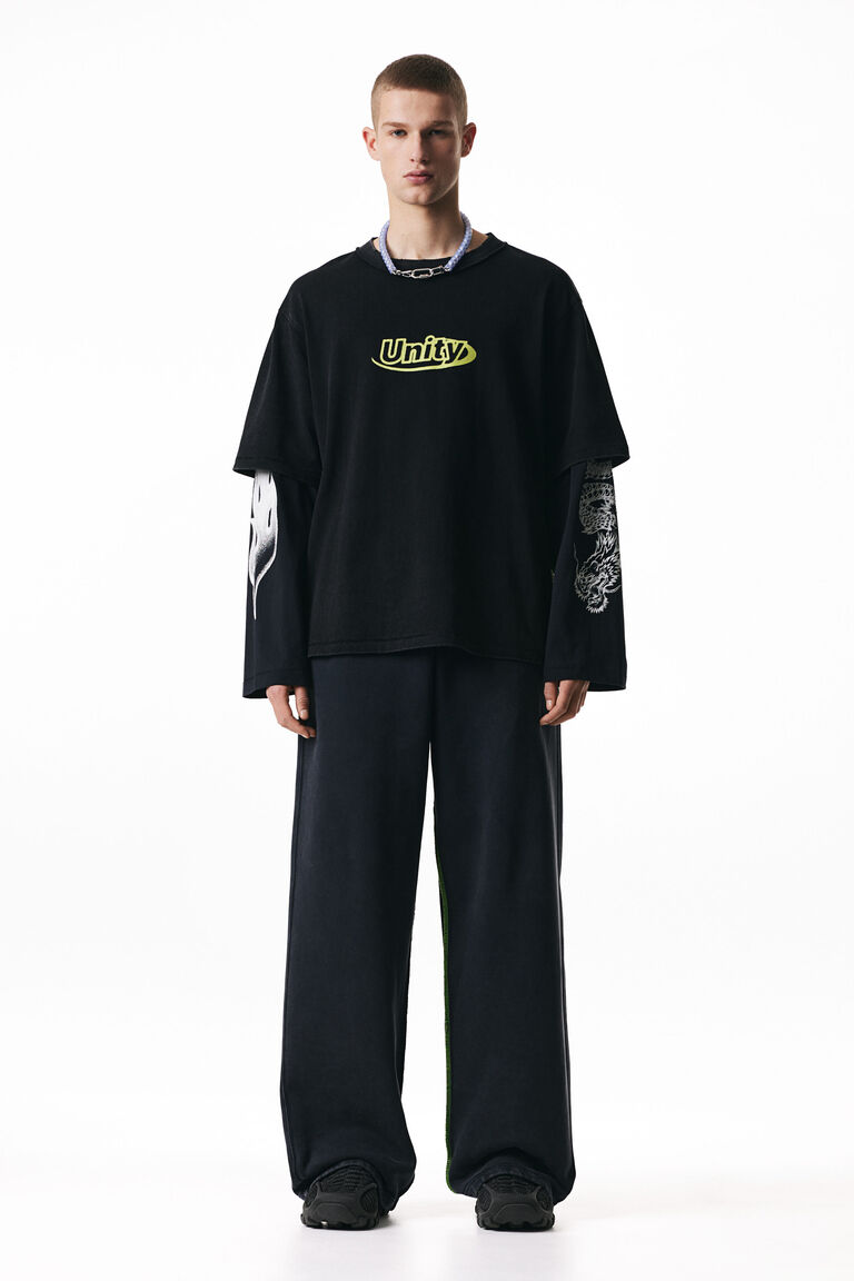 Double-layered T-shirt