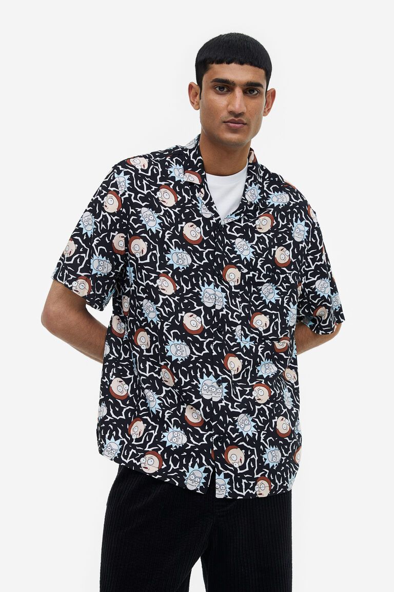 Relaxed Fit Patterned resort shirt