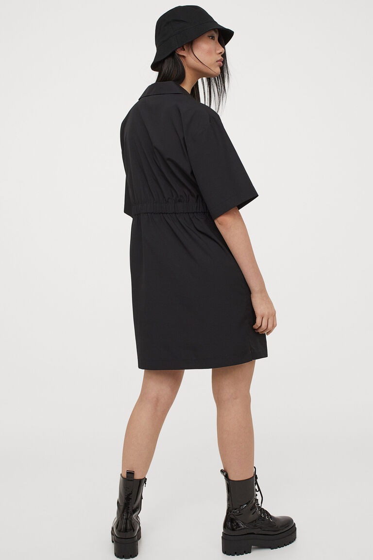 Short utility dress