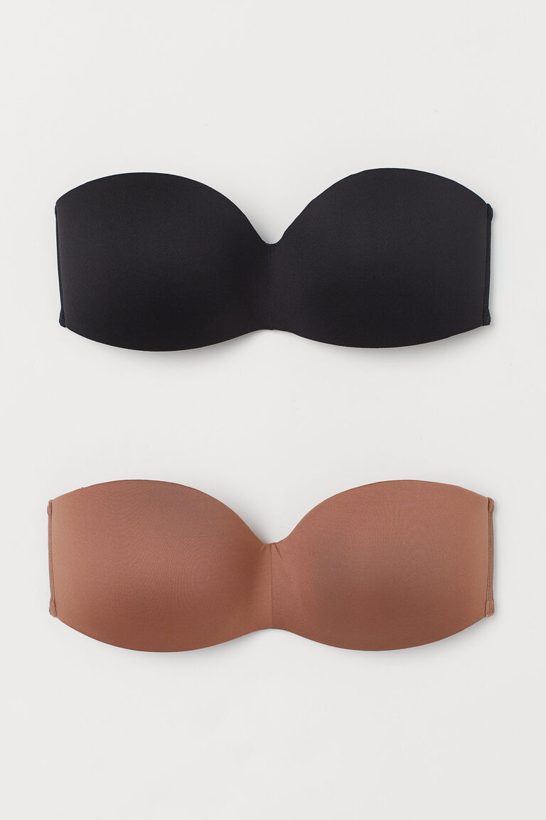 2-pack non-wired bandeau bras