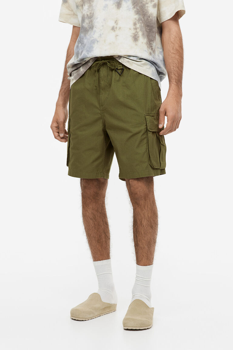 Relaxed Fit Ripstop cargo shorts