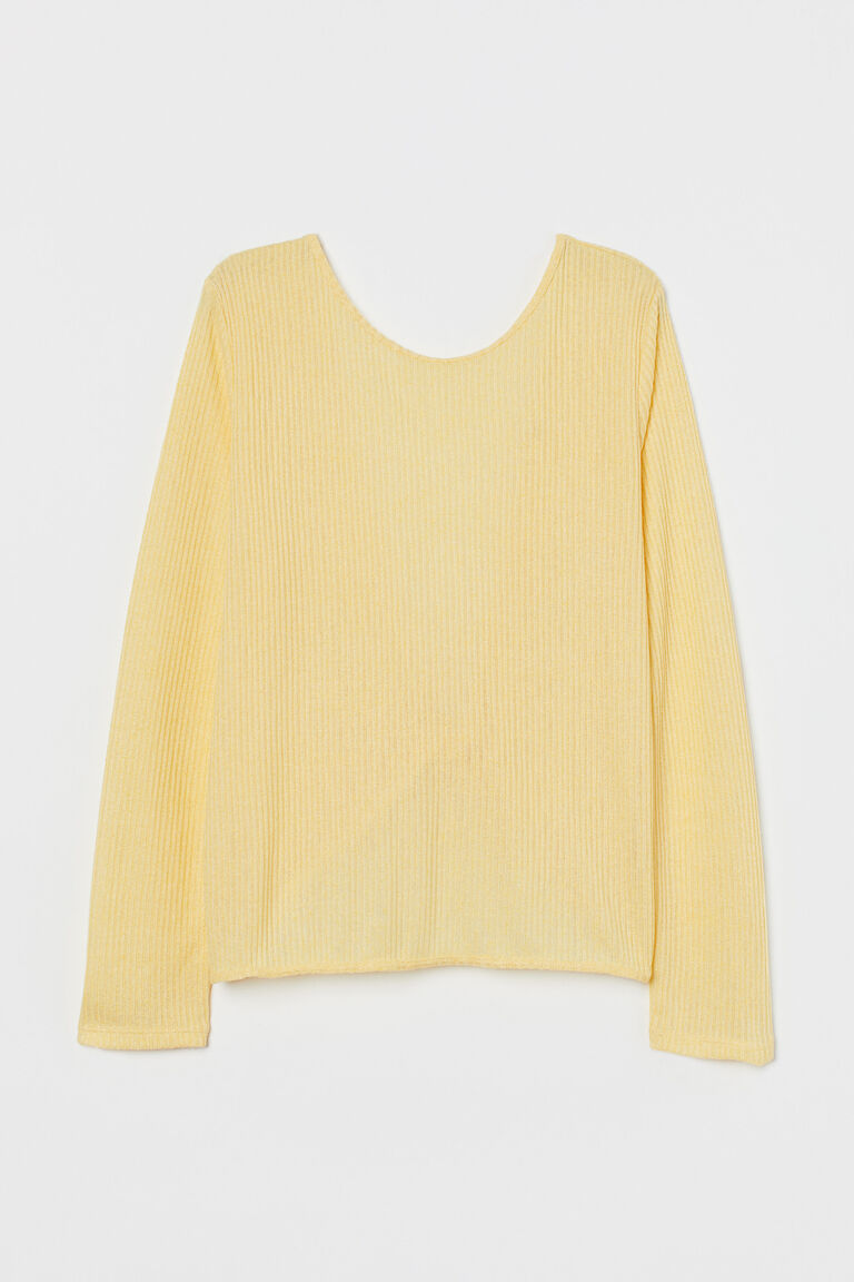 Rib-knit top