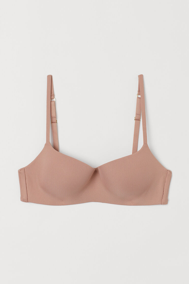 Non-wired jersey bra
